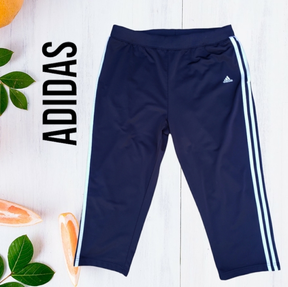 adidas | Pants & Jumpsuits | Adidas Black Capri | Poshmark